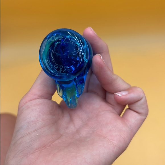 Vintage | Accents | Vintage Bluebird Of Happiness Art Glass By Ozark ...